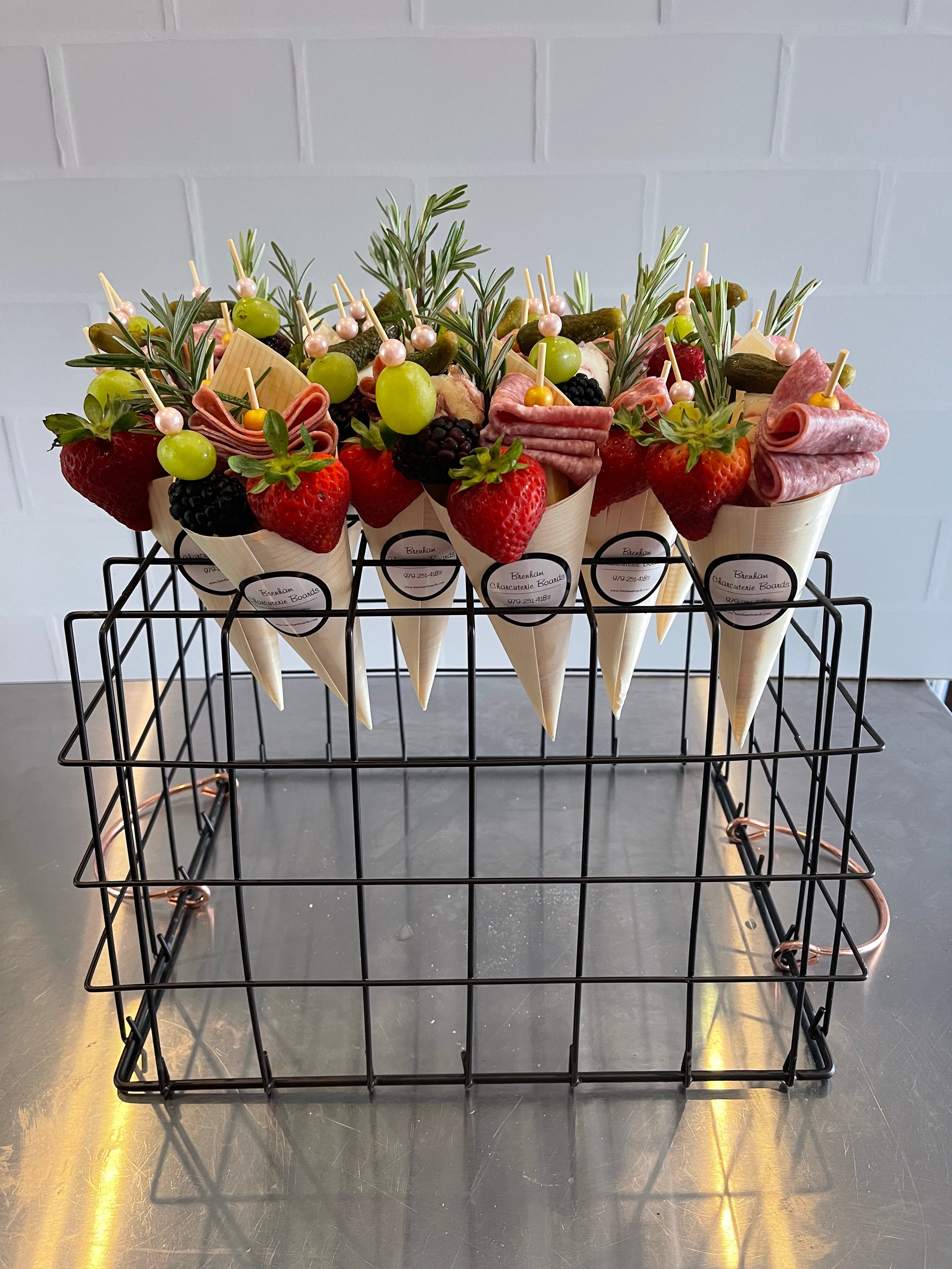 Charcuterie Cones | Brenham Charcuterie Boards LLC